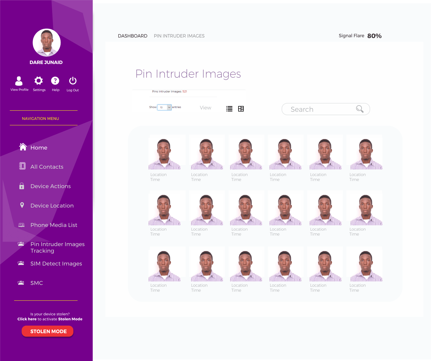 PINS mobile security app - Infin Mobile Solutions